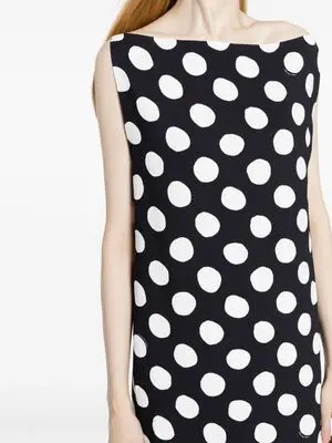 Marni Polka Dot Print Midi Dress