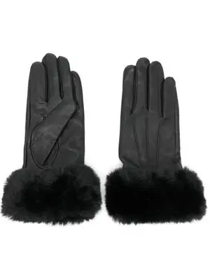 DENTS Sarah Leather Gloves - Black