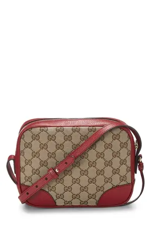 Gucci Original Gg Canvas Bree Crossbody Bag - Red