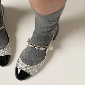 Miu Miu Satin Slingback Ballerinas With Crystals