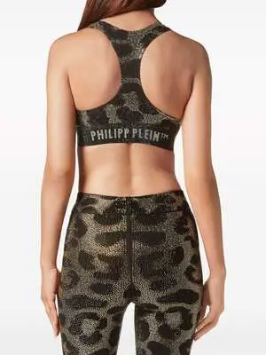Philipp Plein Leopard-print Cropped Top