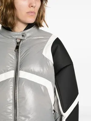 Khrisjoy Crop Biker Puffer Jacket