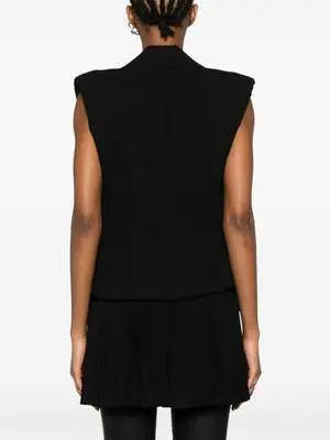 Simkhai Single-breasted Pleated Vest