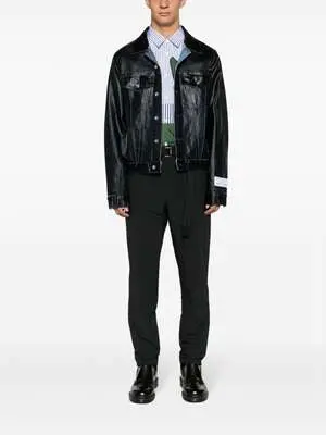 Sacai Straight-leg Trousers - Black