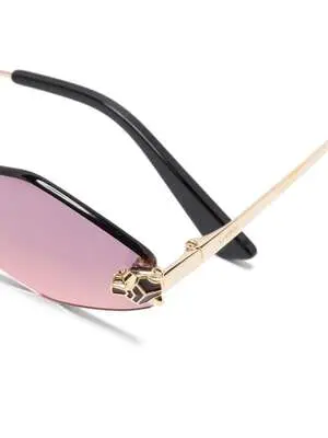 Cartier Panthère-embellishment Sunglasses