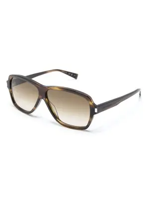 Saint Laurent Carolyn Oversized-frame Sunglasses