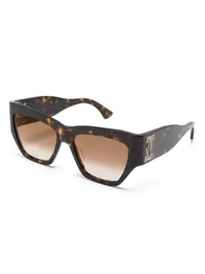 CARTIER Logo-embossed Cat-eye Sunglasses