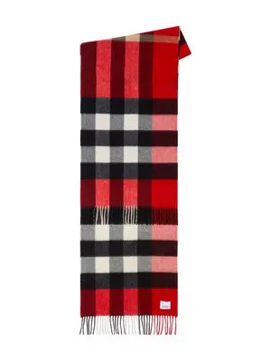 Burberry Checked Cashmere Scarf