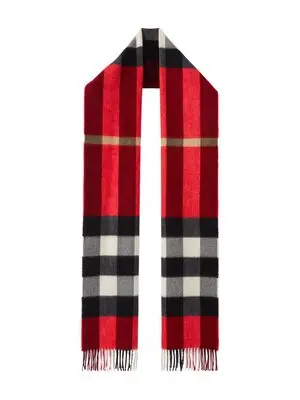 Burberry Checked Cashmere Scarf