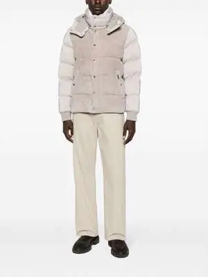 MOORER Jake-uro Jacket - Neutrals