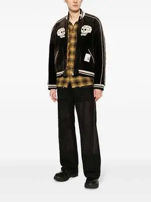 Mihara Yasuhiro Souvenir Velvet Bomber Jacket