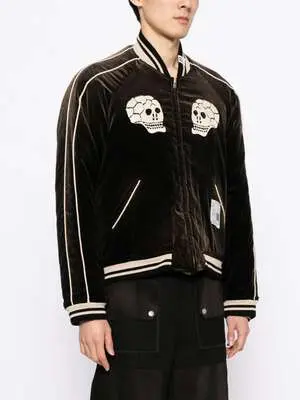Mihara Yasuhiro Souvenir Velvet Bomber Jacket