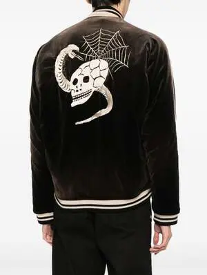 Mihara Yasuhiro Souvenir Velvet Bomber Jacket