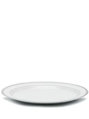 Ralph Lauren Wilshire Porcelain Oval Platter - White
