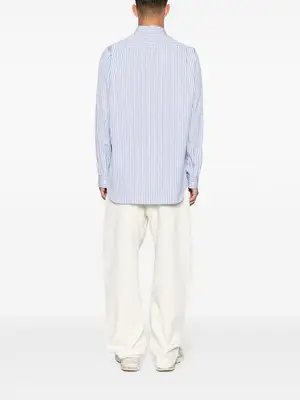 Comme Des Garçons X Lacoste Graphic-print Shirt - White