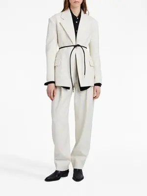 Proenza Schouler Wool-twill Straight-leg Trousers