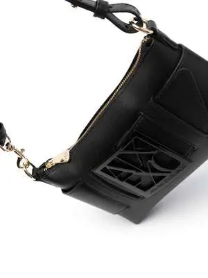 Armani Exchange Logo Embellished Shoulder Bag