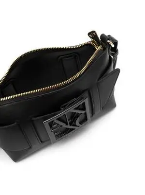 Armani Exchange Logo Embellished Shoulder Bag