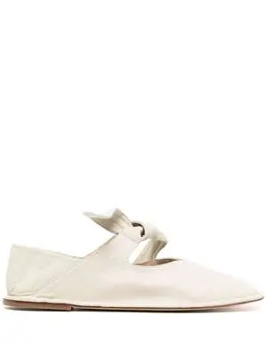 Hereu Knot Detailing Flats For Women