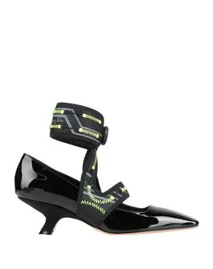 Dior Pumps In Leather And Textile Fibers