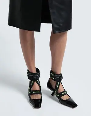 Dior Pumps In Leather And Textile Fibers