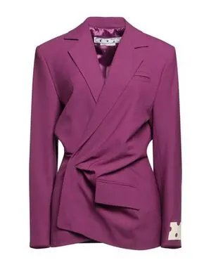 OFF-WHITE™ Single-breasted Blazer - Purple
