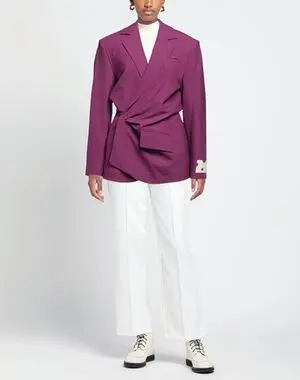 OFF-WHITE™ Single-breasted Blazer - Purple