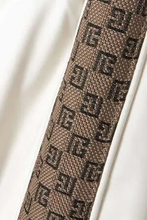 Balmain Canvas Jacquard-trimmed Flared Ski Pants