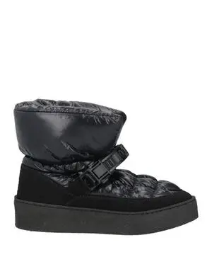 Khrisjoy Padded Polyamide Ankle Boots With Buckle Detail - Black