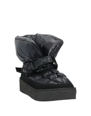 Khrisjoy Padded Polyamide Ankle Boots With Buckle Detail - Black