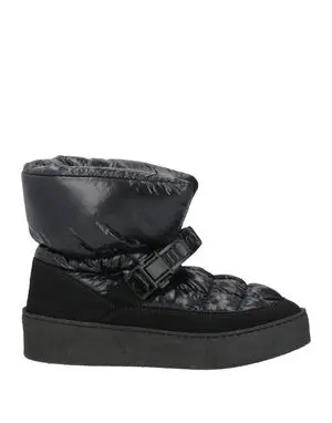 Khrisjoy Padded Polyamide Ankle Boots With Buckle Detail - Black