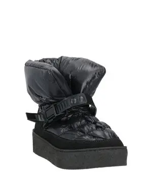 Khrisjoy Padded Polyamide Ankle Boots With Buckle Detail - Black