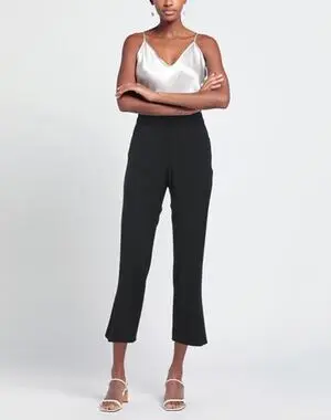 Stella McCartney Twill Wide Leg Pants - Black