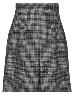 Dolce & Gabbana Mini Skirt In Alpaca Wool Blend