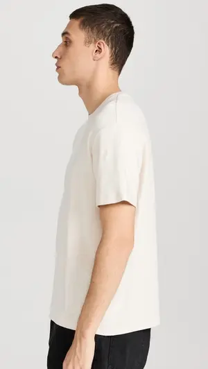 FRAME Duo Fold Tee - White Sand