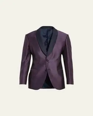 Giorgio Armani Jacquard Shawl Blazer