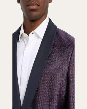 Giorgio Armani Jacquard Shawl Blazer