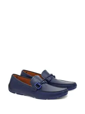 FERRAGAMO Gancini-plaque Driver Loafers