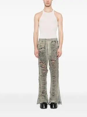 Rick Owens Distressed Wide-leg Trousers