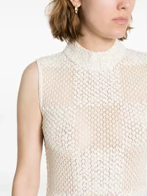 Casablanca Sequin-embellished Knit Dress