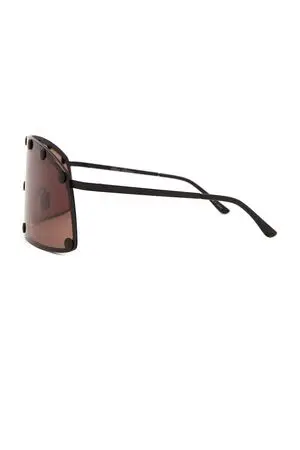 Rick Owens Shield Sunglasses - Black