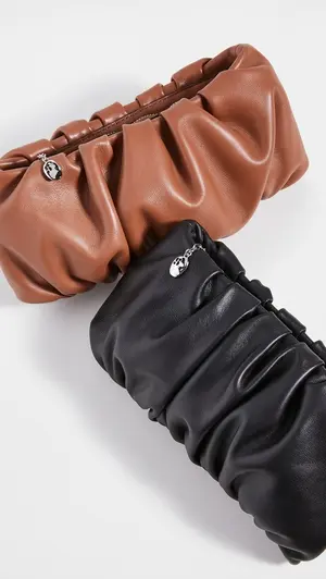 Staud Bean Bag Lambskin Shoulder Bag