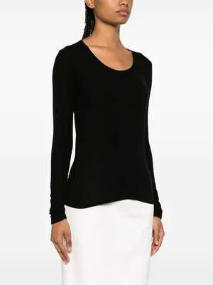 AGOLDE Scoop-neck Lyocell-blend Jumper
