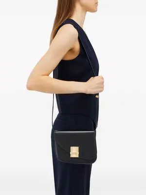 FERRAGAMO Xs Fiamma Leather Crossbody Bag