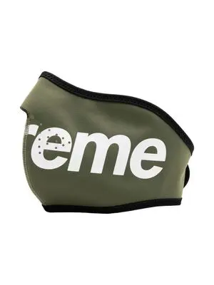 Supreme X Windstopper Logo-print Face Mask - Green