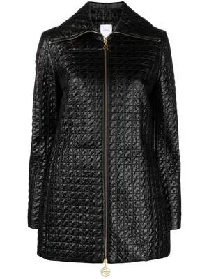 PATOU Quilted Zip-front Jacket - Black