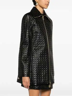 PATOU Quilted Zip-front Jacket - Black