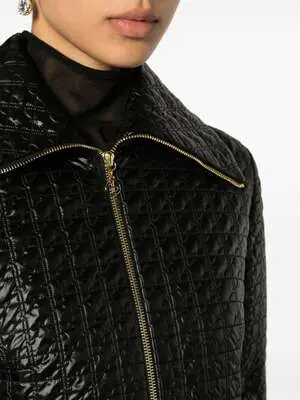 PATOU Quilted Zip-front Jacket - Black
