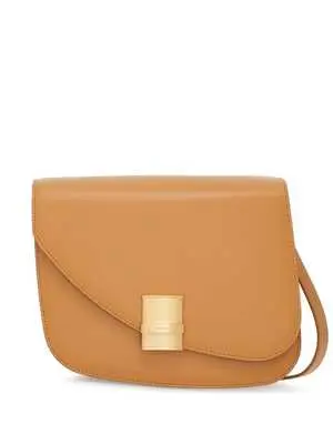 FERRAGAMO Medium Asymmetric Leather Crossbody Bag