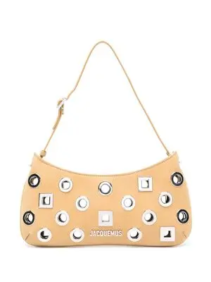 Jacquemus Le Bisou Rond Carre Shoulder Bag - Neutrals